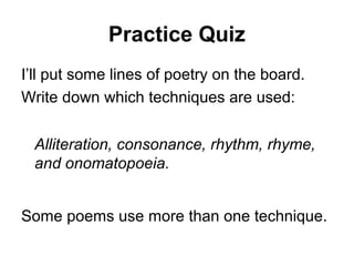 Sound devices practice | PPT