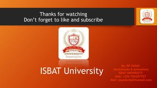 Sound editing and remix ISBAT University, Kampala, Uganda | PPTX ...