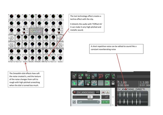 Sound effect manipulation 2 | DOCX