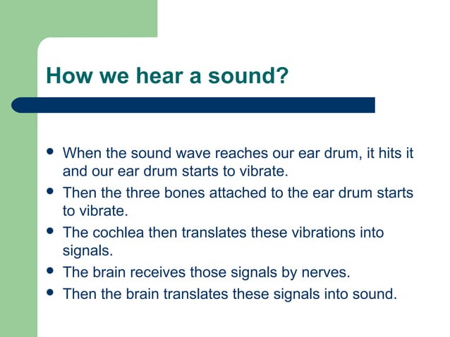 Sound energy | PPT | Digital Audio | Computer Software and Applications