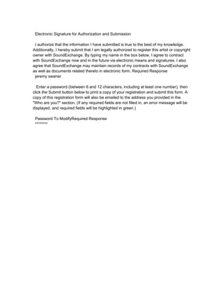 Sound exchange online registration.txt.rtf