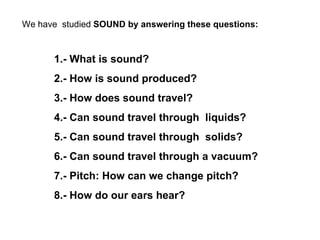 Sound Experiments | PPT