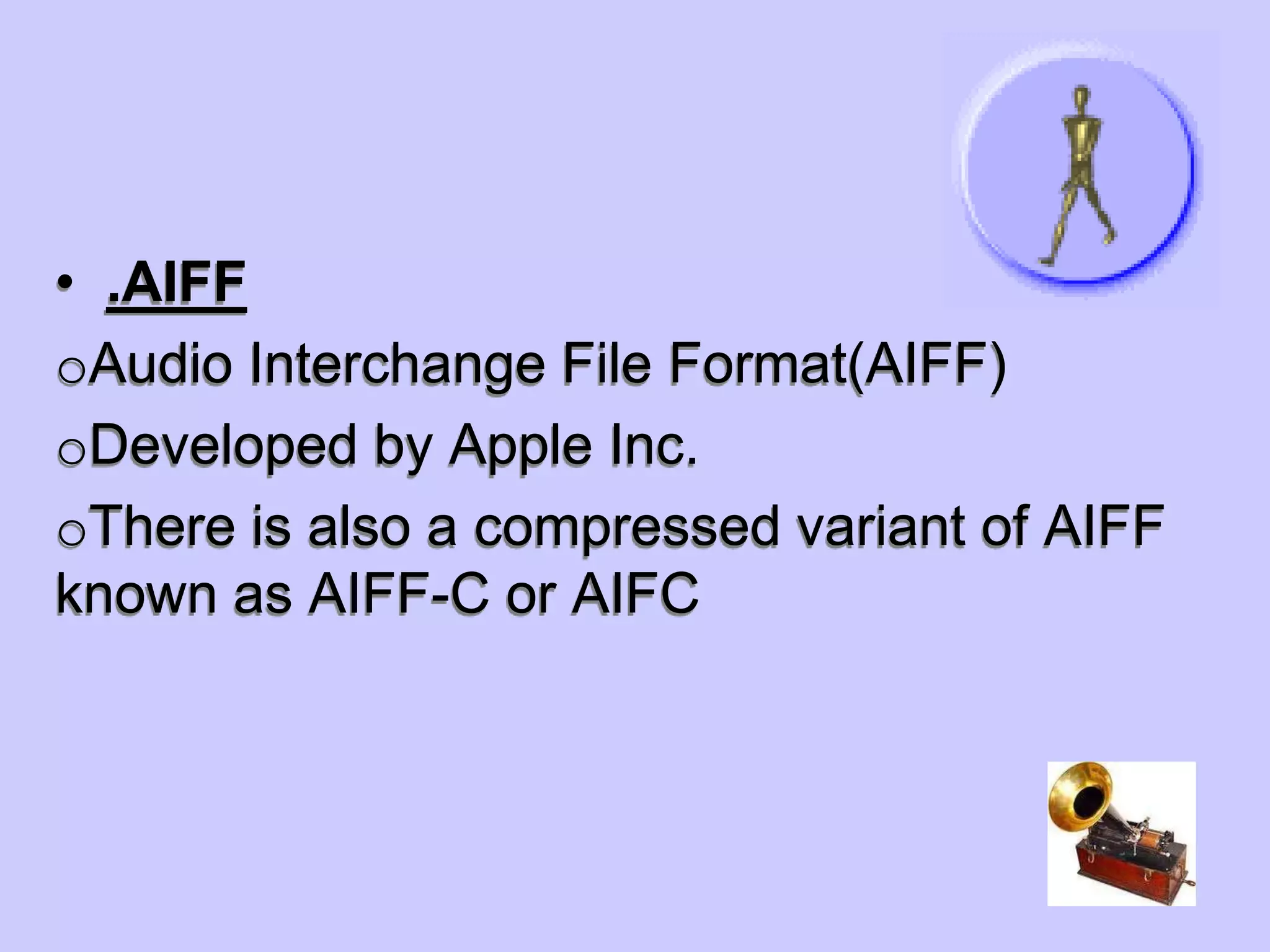 Sound Formats | PPTX | Digital Audio | Computer Software and Applications