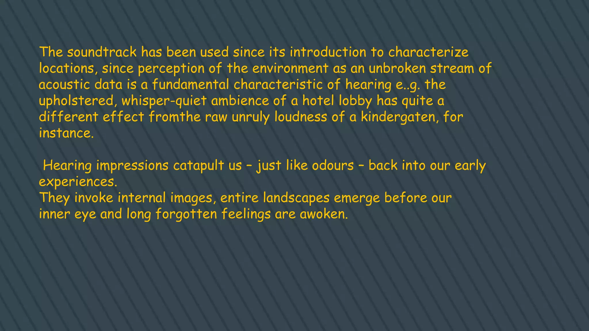 Importance Of Sound In Film | PPTX