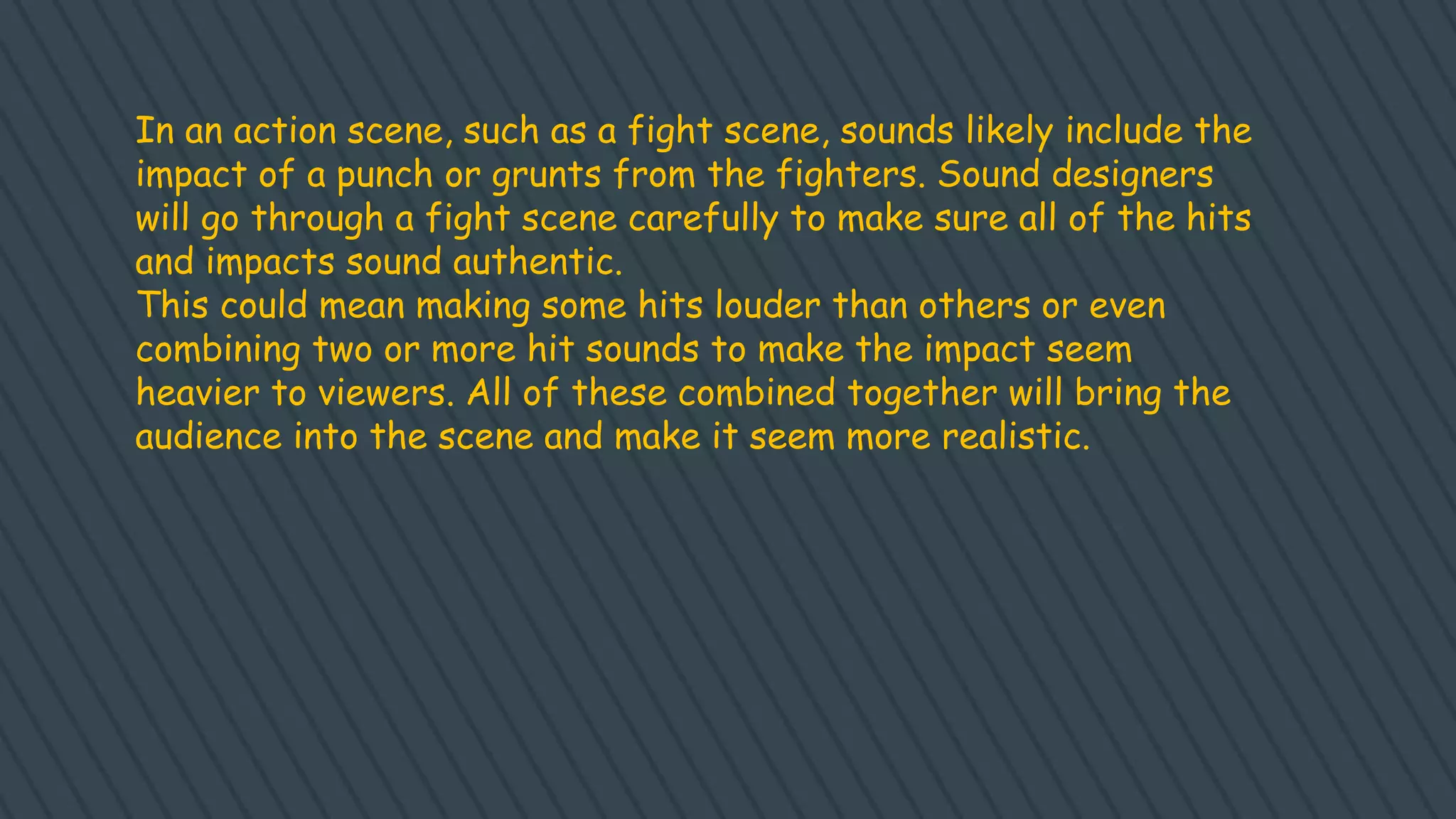 Importance Of Sound In Film | PPT