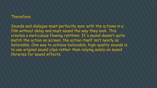 Importance Of Sound In Film | PPT