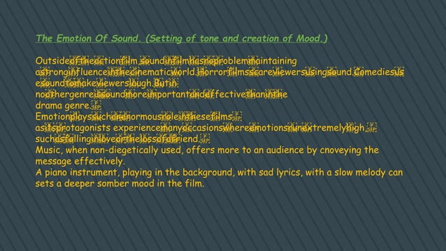 Importance Of Sound In Film | PPT