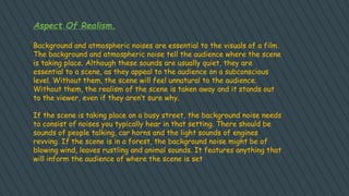Importance Of Sound In Film | PPT