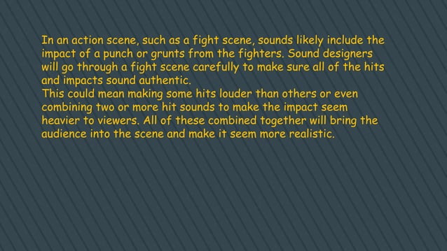 Importance Of Sound In Film | PPT