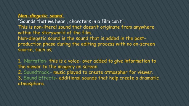 Importance Of Sound In Film | PPT