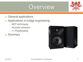Sound in engineering | PPT