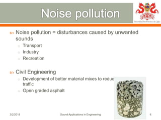 Sound in engineering | PPTX