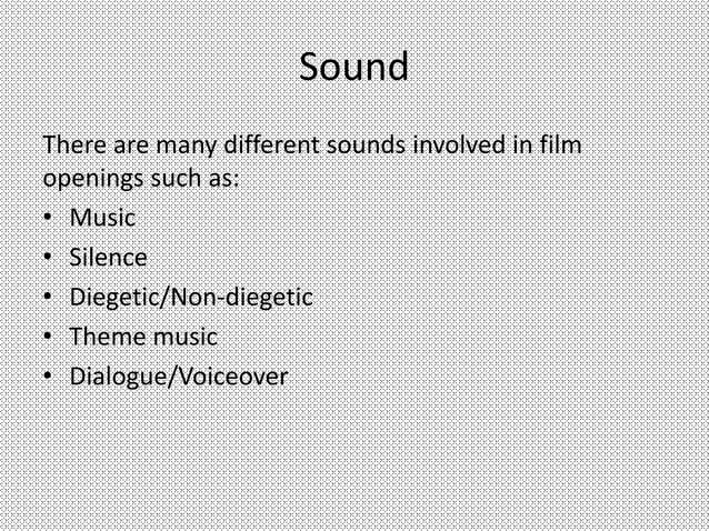 Sound in film openings | PPT