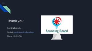 Sounding Board Introduction | PDF