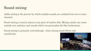 Sound in media | PPTX