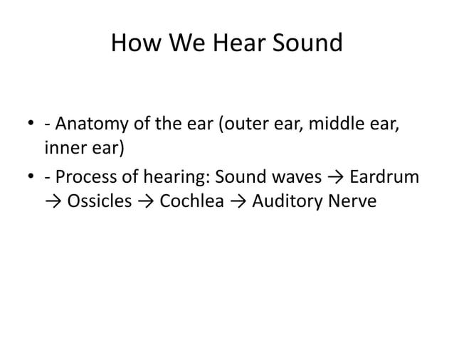 Sound in Physics Presentation Full for Junior High | PPT