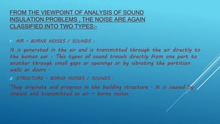 Sound insulation | PPTX