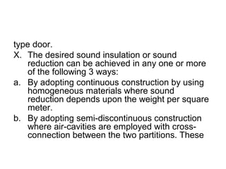 Sound insulation of buildings(10 10-'15) | PPT