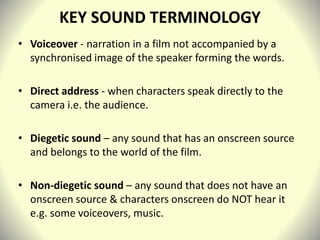 Film Sound Analysis intro | PPT