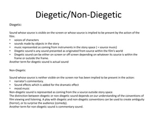 Sound in tv and film | PPT