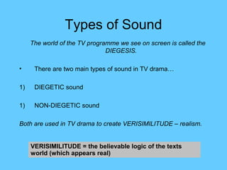 TV Drama - Sound | PPT