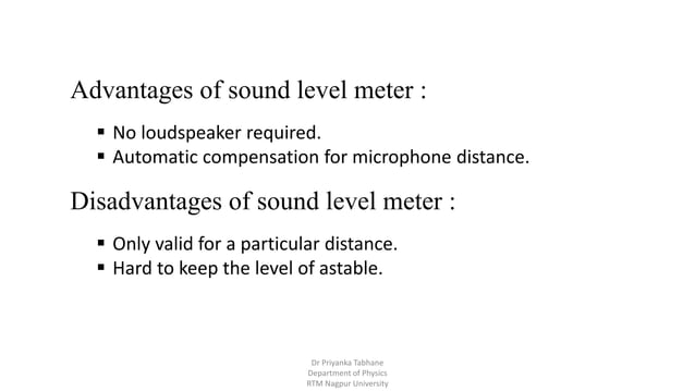 sound level meter octave band ananlyser.pptx | Digital Audio | Computer ...