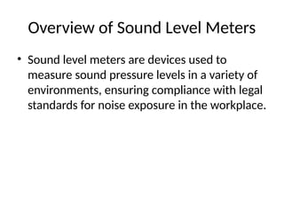 Sound_Level_Meters_and_Dosimeters_Presentation.pptx