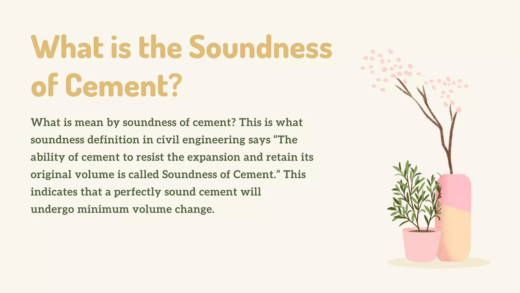 How to determine Soundness of cement? | PPTX