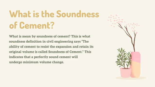 How to determine Soundness of cement? | PPTX | Civil Engineering ...
