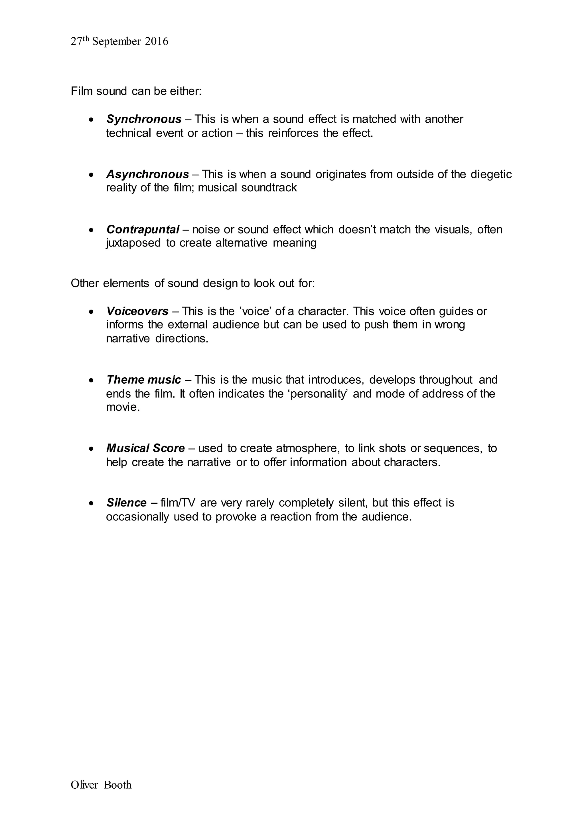 Sound note sheet | DOCX