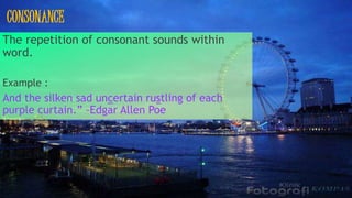 Sound of devices in poetry | PPTX