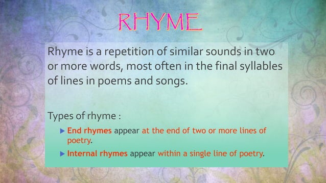 Sound of devices in poetry | PPTX | Poetry | Books and Literature