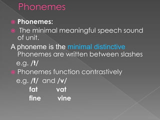 Chapter # 6- Sound patterns of language | PPTX