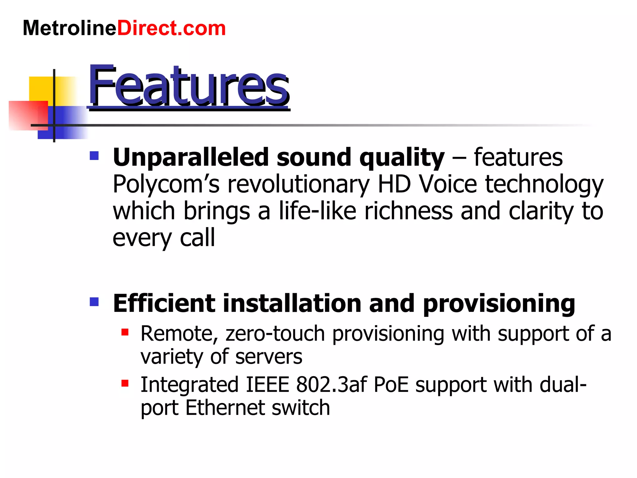 Polycom Soundpoint Ip 450 Ppt