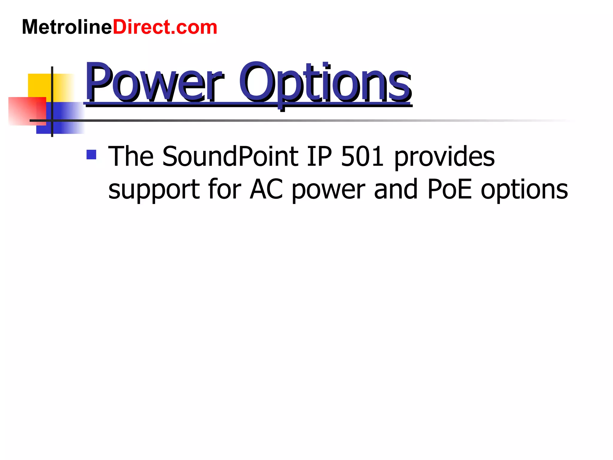 Polycom SoundPoint IP 501 | PPT | Digital Audio | Computer Software and ...
