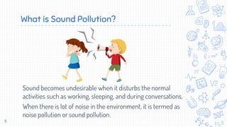 Sound Pollution / Noise Pollution | PPTX