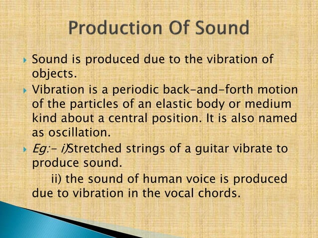 Sound ppt | PPTX
