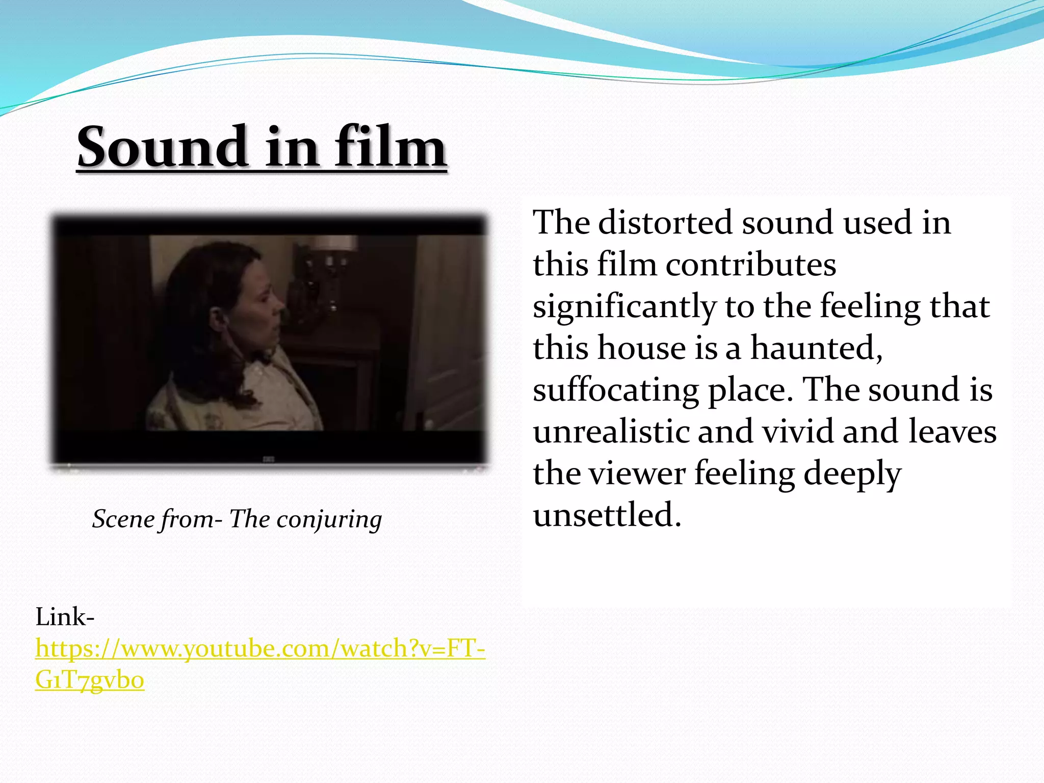 Sound in film | PPTX