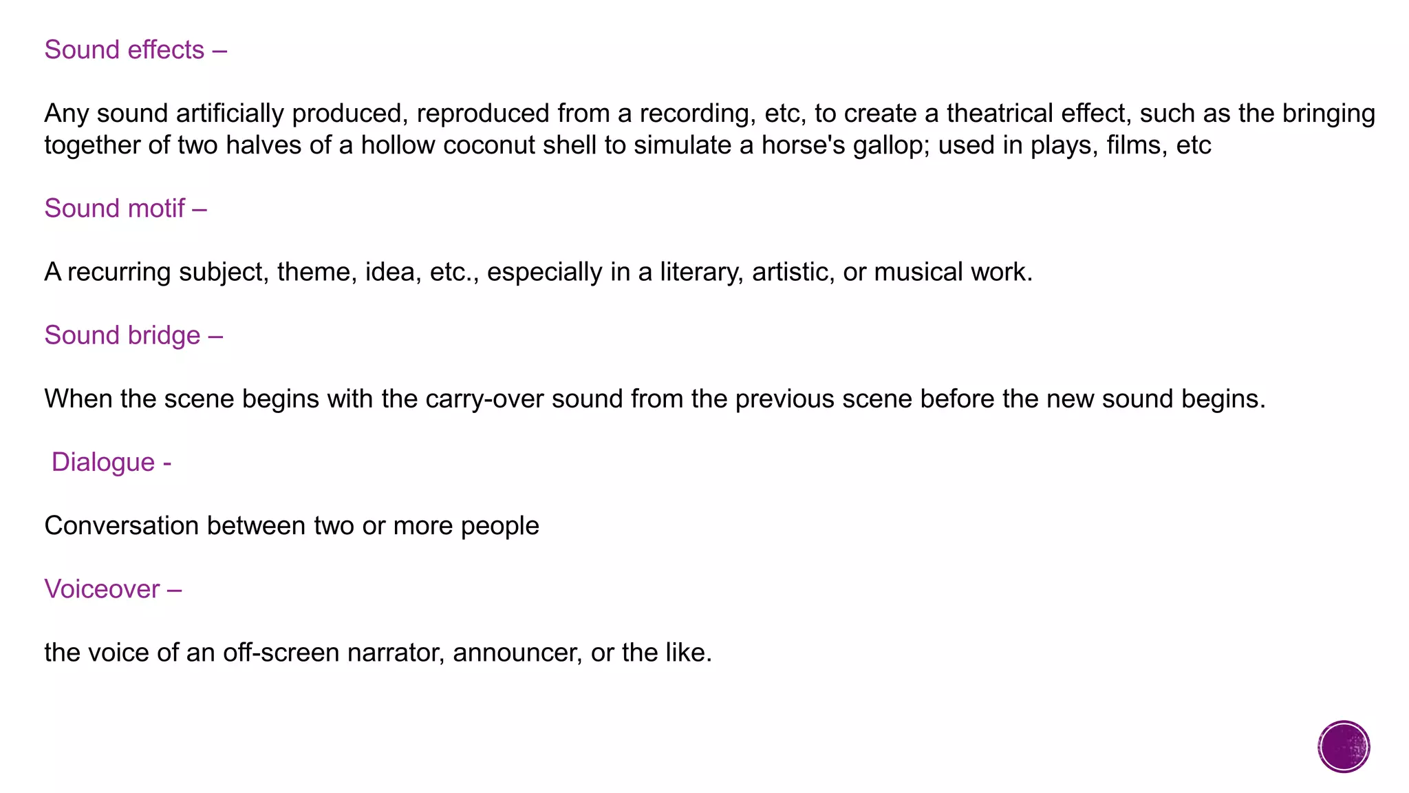 Sound presntation | PPTX