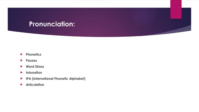 Sound Production and Pronunciation.pptx xyz | PPTX