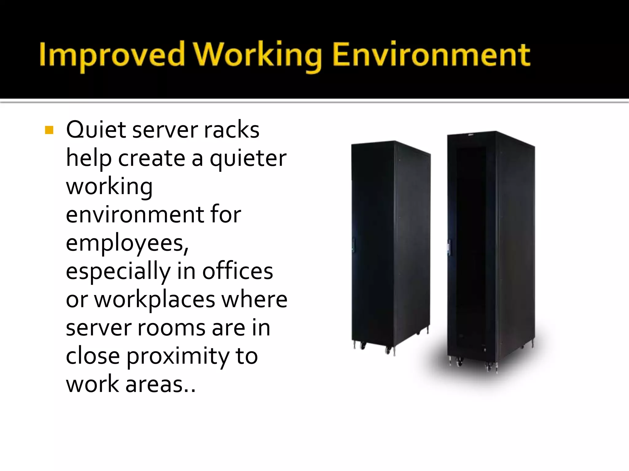 Soundproof server rack | PPT