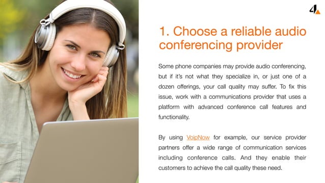Achieve Better Sound Quality in Conference Calls | PPT