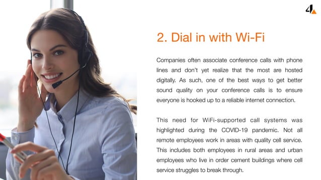 Achieve Better Sound Quality in Conference Calls | PPT