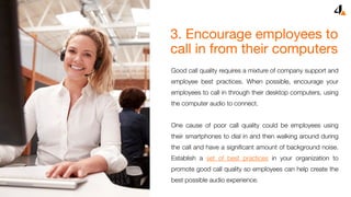 Achieve Better Sound Quality in Conference Calls | PPT