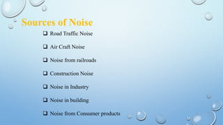 Audible Range and Noise Pollution | PPTX