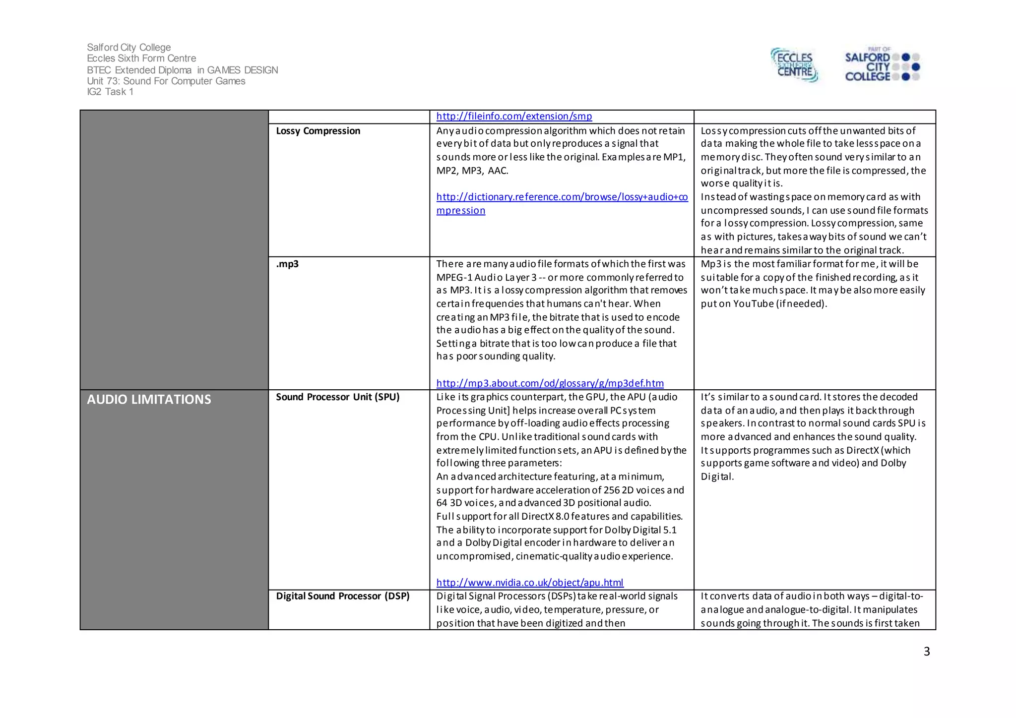 Sound recording glossary | PPT