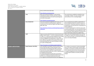 Sound recording glossary - IMPROVED | PPT