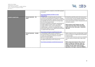 Sound recording glossary - IMPROVED | PPT