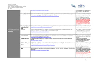 Sound recording glossary improved | PPT