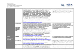 Sound recording glossary improved | PPT